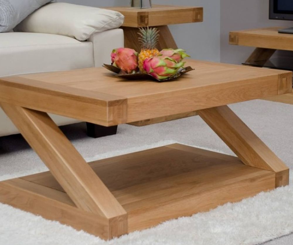 Homestyle GB | Z Oak 3x2 Designer Coffee Table | Furnituredirectuk.net