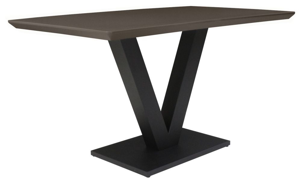 Classic Furniture Larson Grey Gloss Dining Table Only